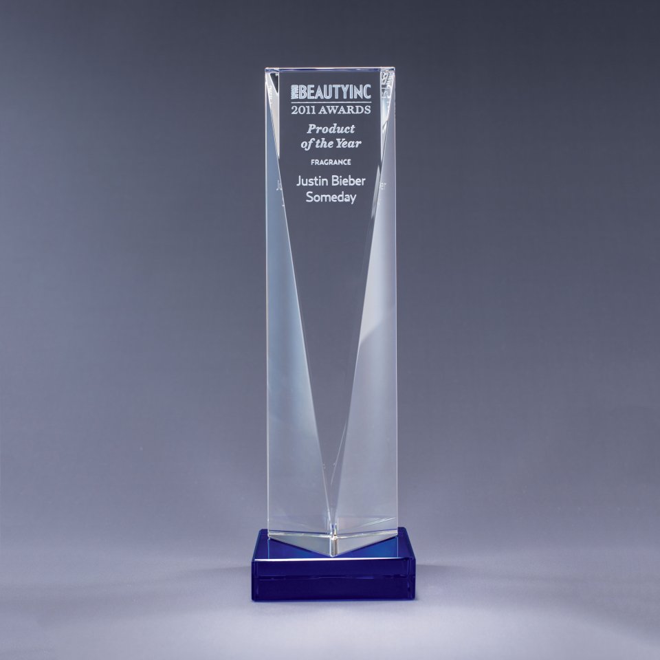6" Blue Excelsior Award | Crystal Awards | Awards | Award Maven