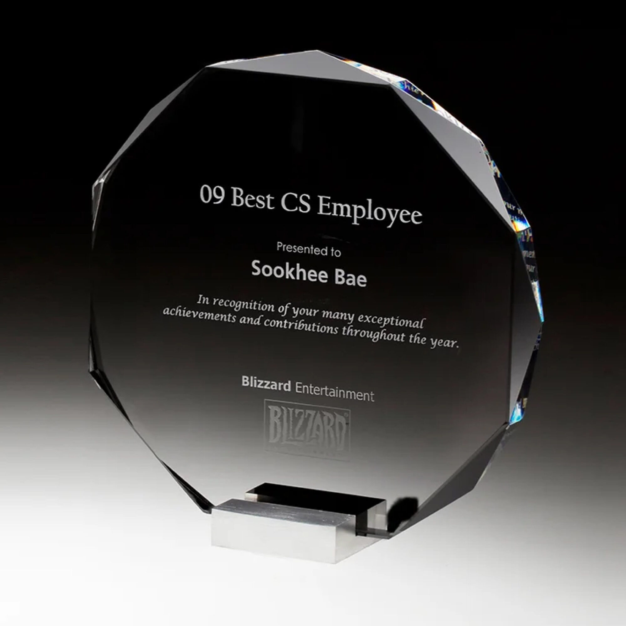 New Octagon Plaque - Award Maven