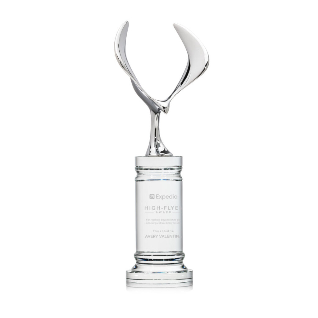 Maverick Eagle Award on Colverstone Base - Clear - Award Maven